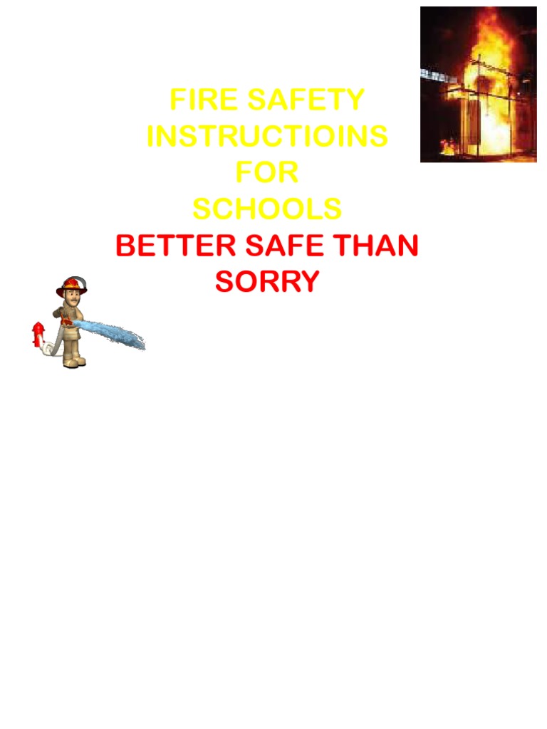 Fire Safety Guidelines for Schools | PDF | Fires | Stairs