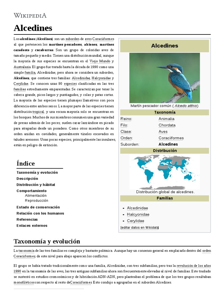 Alcedines | PDF | Aves | Science