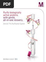 Amicon Manual | PDF | Centrifuge | Filtration