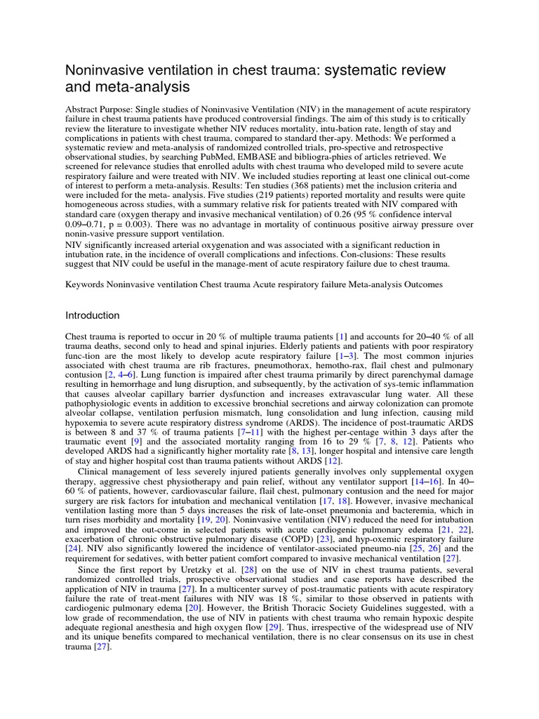 Trauma Dada | PDF | Major Trauma | Pneumonia