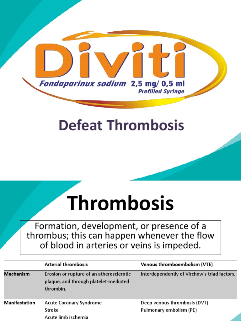 Diviti | PDF | Thrombosis | Tissue (Biology)