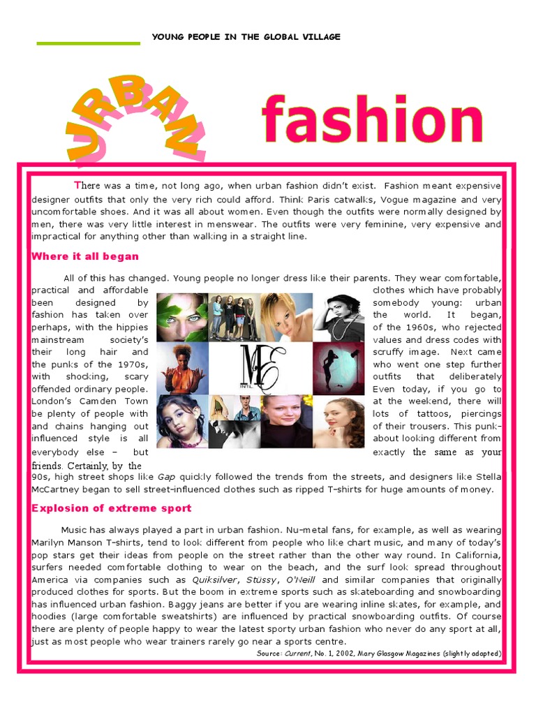 Reading 3 | PDF | Fashion | Clothing