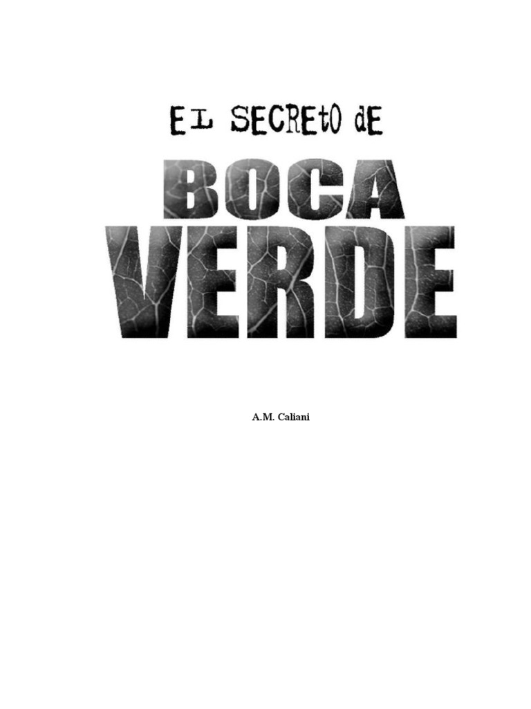 El Secreto de Boca Verde Caliani A M | PDF | Acuario | Verdad