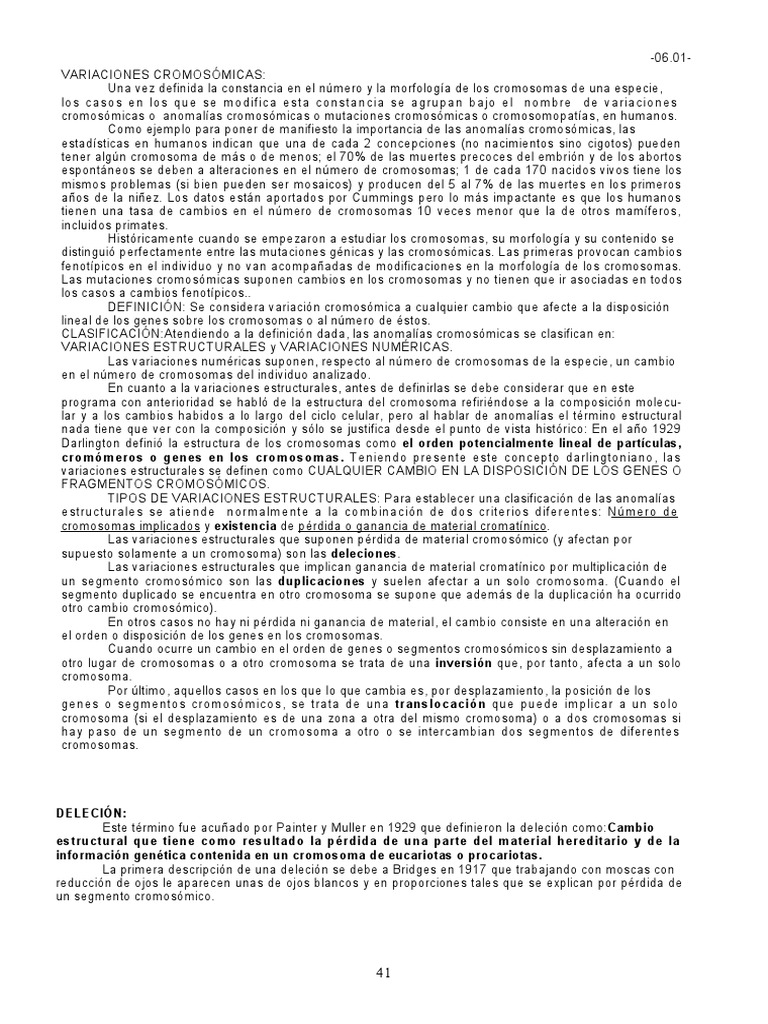 2 Parte PDF | PDF | Deleción (Genética) | Cromosoma