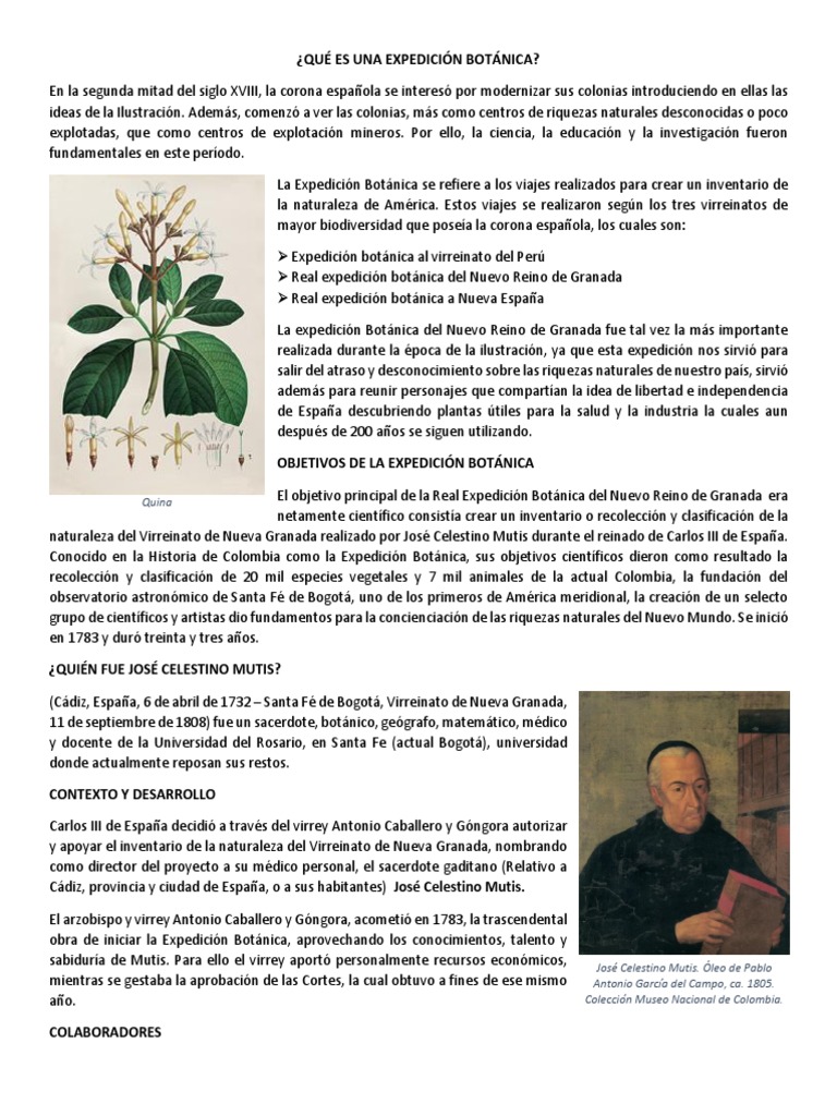 Sobre La Expedición Botánica | PDF
