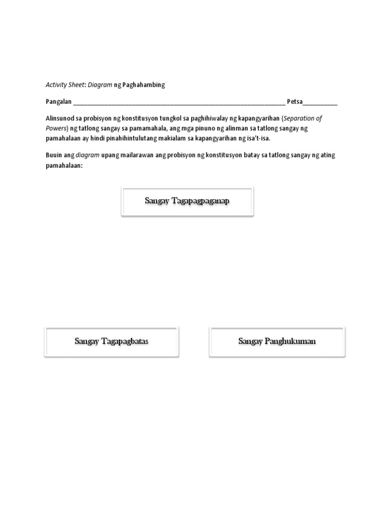 Diagram NG Paghahambing | PDF