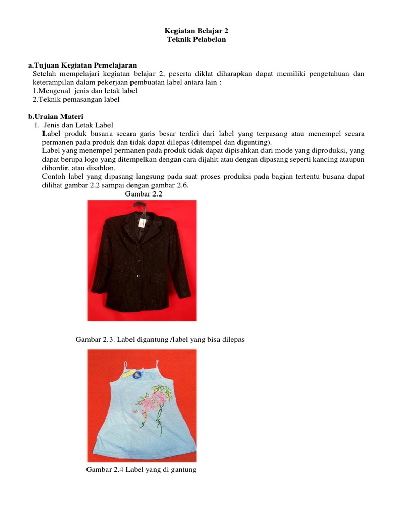 Jenis Dan Teknik Pelabelan | PDF