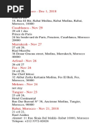 Liste des Matricules au Maroc | PDF | Morocco
