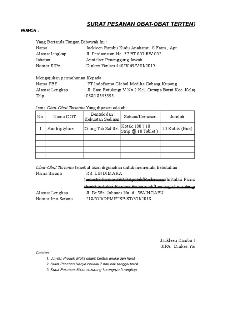 SP Oot Rs Lindimara 2018 | PDF