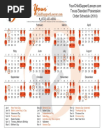 Texas SPO 2020 Calendar | PDF