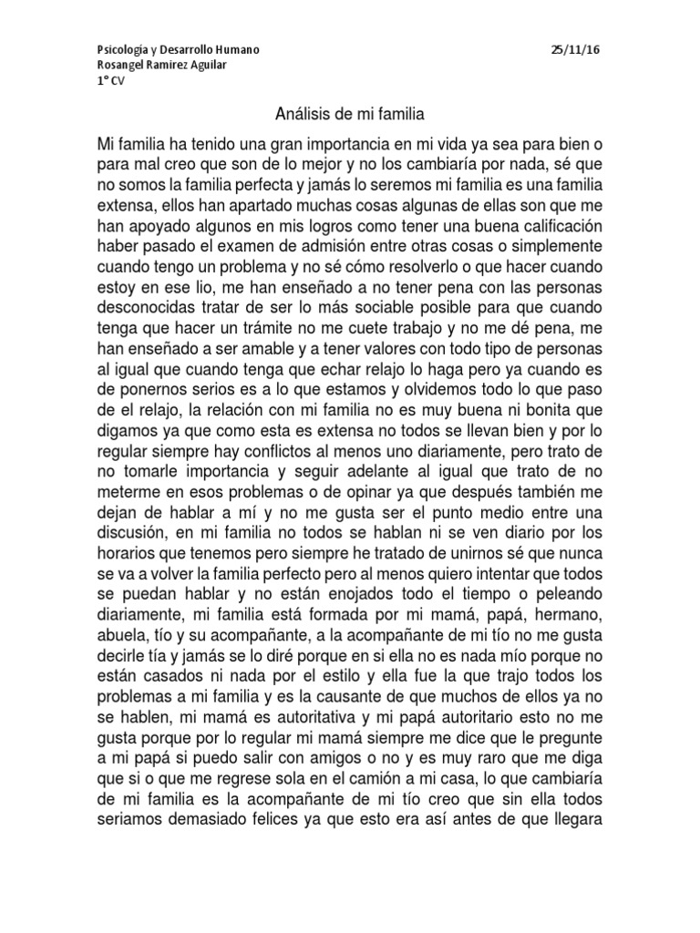 Análisis de Mi Familia | Ocio