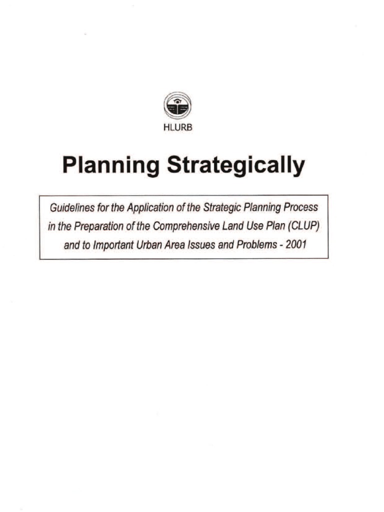 CLUP Guidebook Volume 4 | PDF | Urban Planning | Strategic Planning