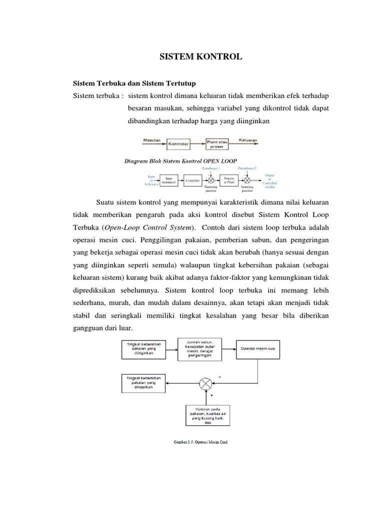 Open Loop Dan Close Loop Pada Pengendali | PDF