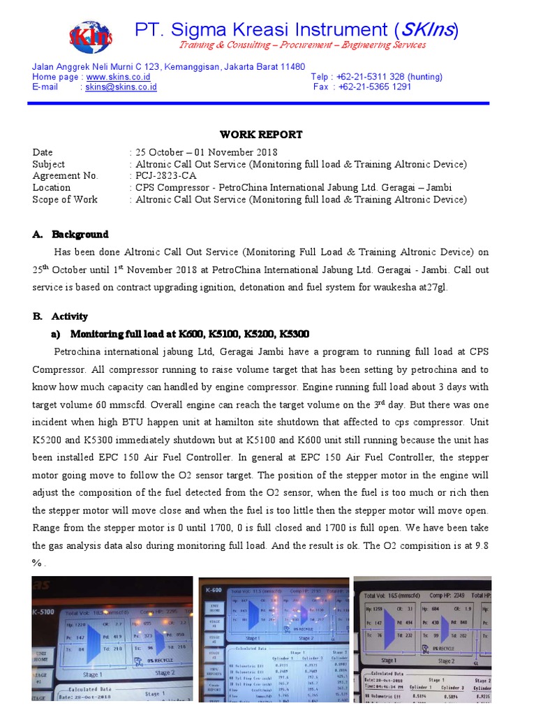 Work Report Callout Ilovepdf Compressed | PDF | Engines | Computing And ...