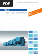 WEG W22 Three-Phase Motor Overview | PDF