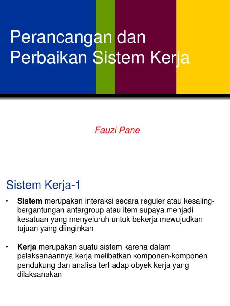Peta Kerja | PDF