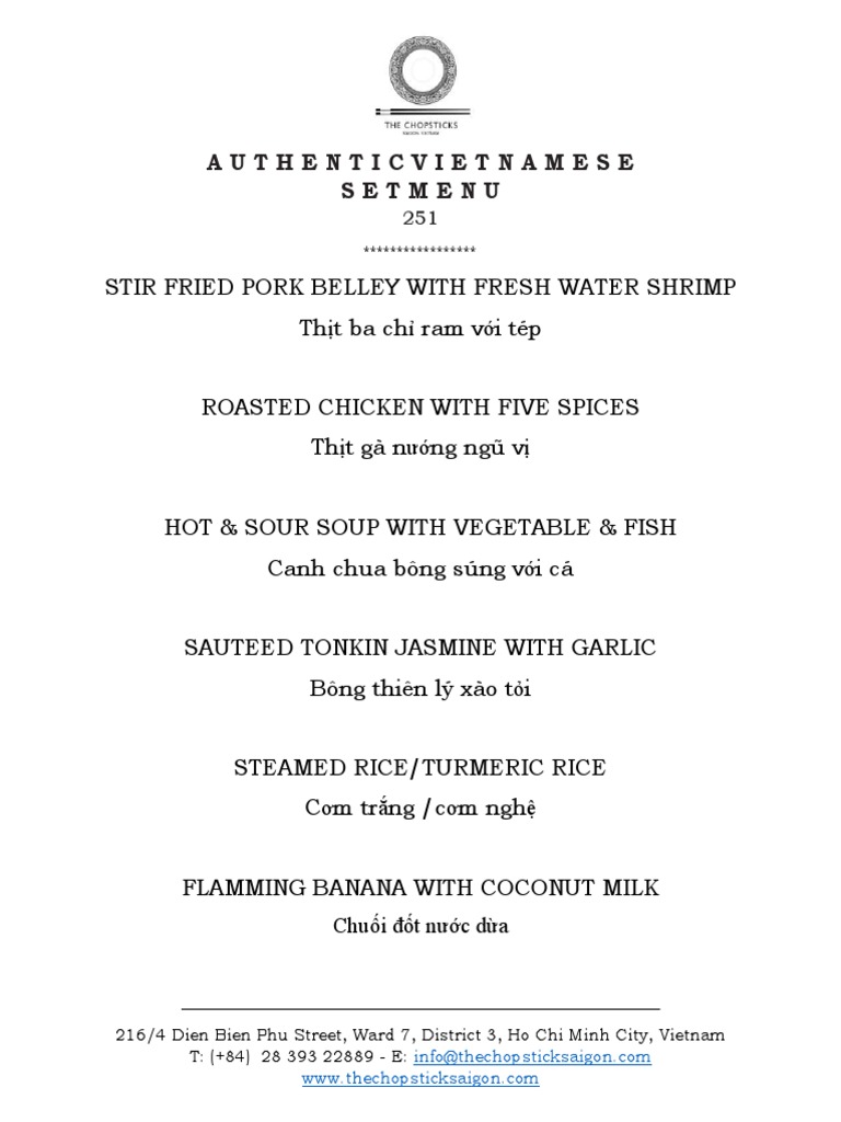 All Set Menu | PDF