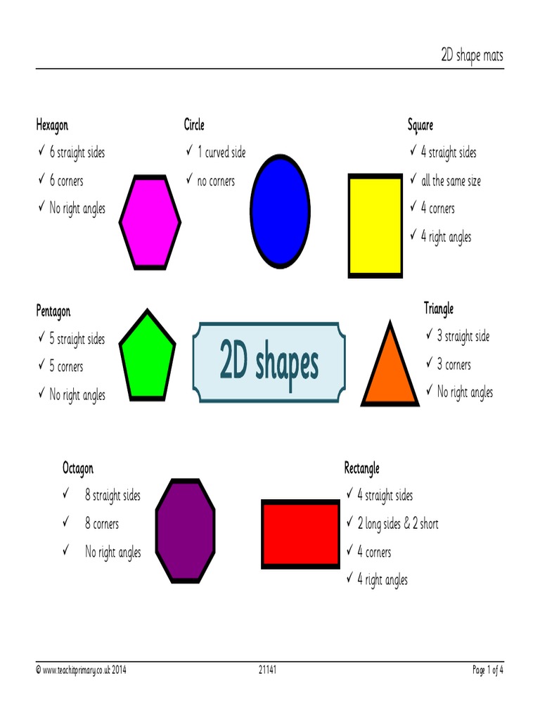 2D Shapesss | Download Free PDF | Shape | Rectangle
