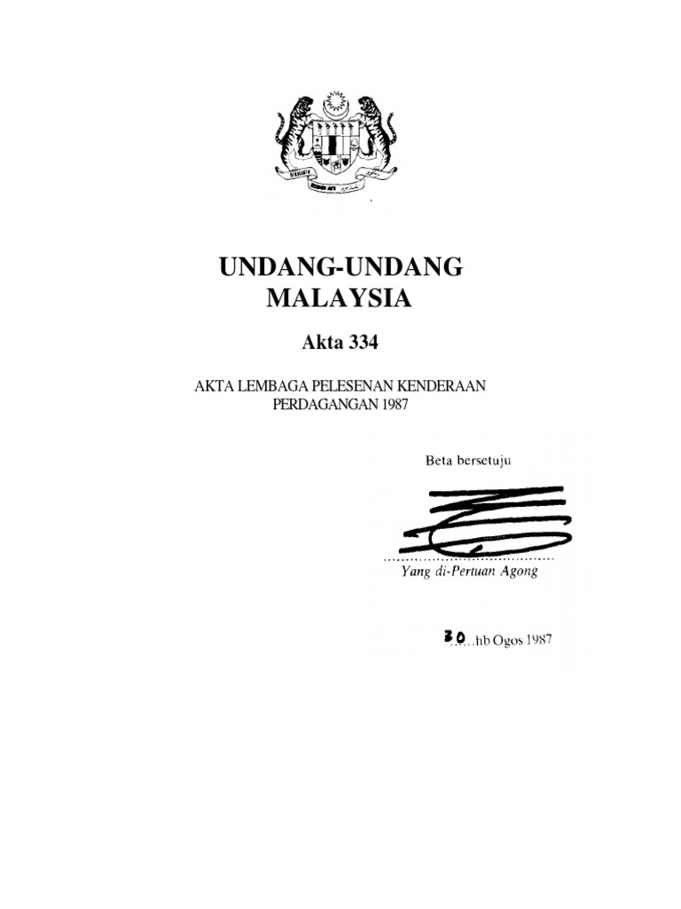 Akta LPKP 1987 PDF | PDF