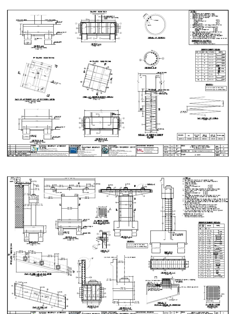 Reinforcement Drawing_Abutment at Ch. 0+000 for A1