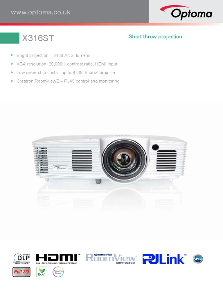 Optoma GT1080 Projector Manual | PDF | Consumer Electronics | Media ...