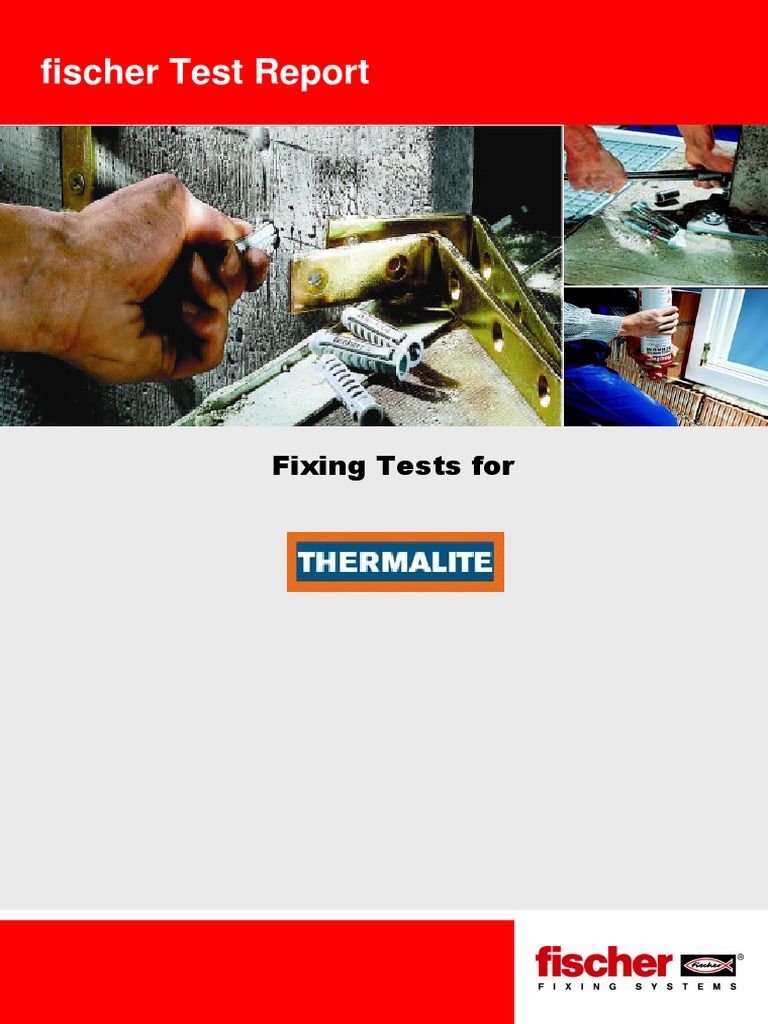 Fischer Test Report: Fixing Tests For | PDF | Wall | Electrical ...