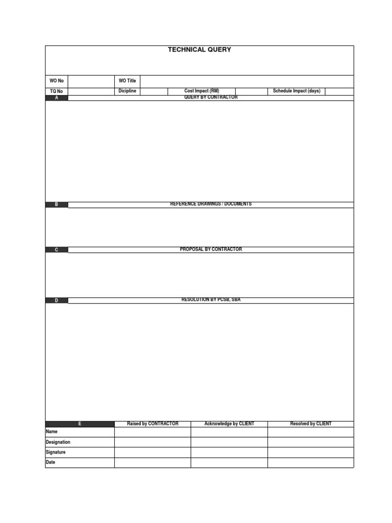 TQ Format Sample | PDF