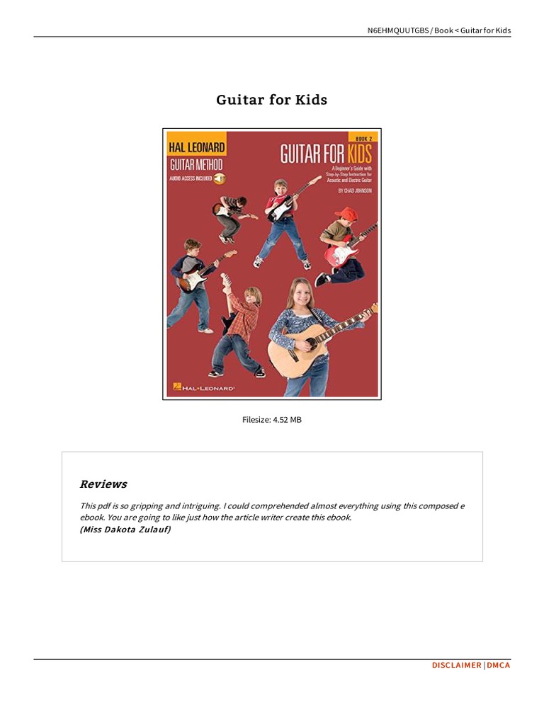 Read 9781480392618 Guitar For Kids | PDF | Sources | Digital Technology