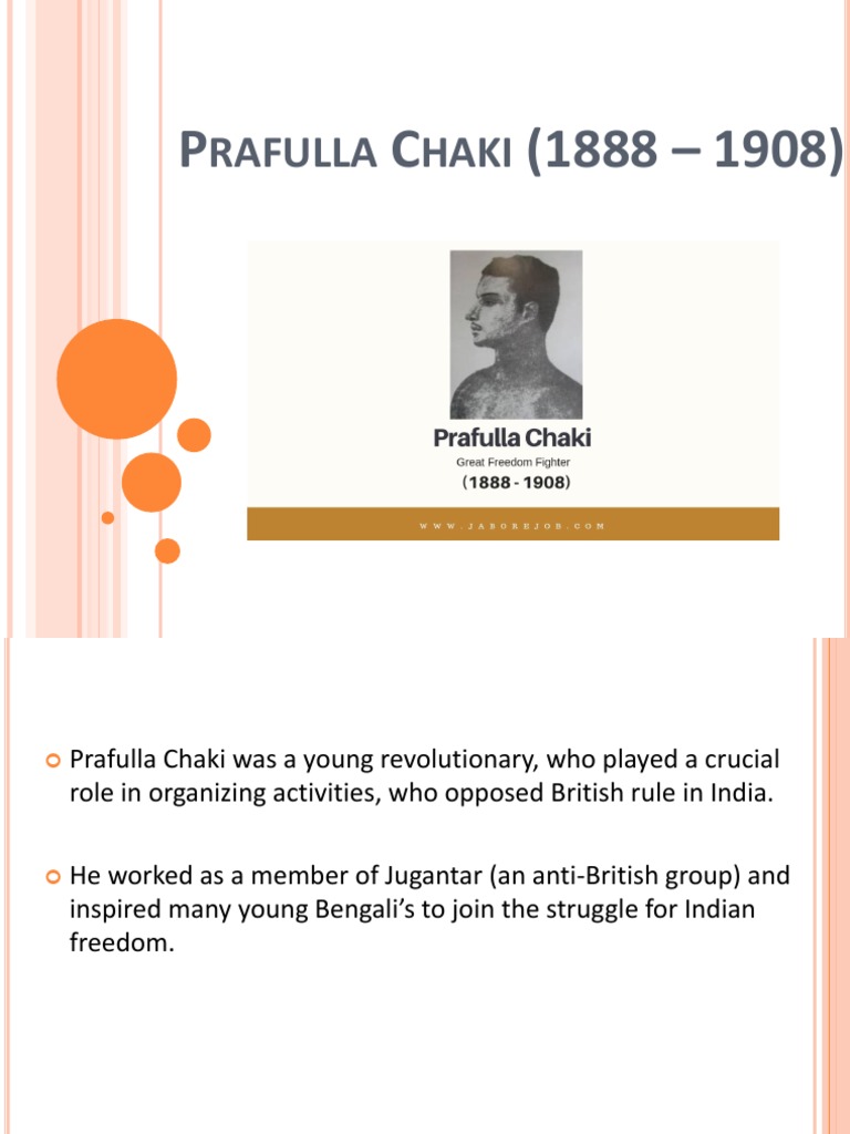 Prafulla Chaki | PDF | Indian Nationalism | Bengal