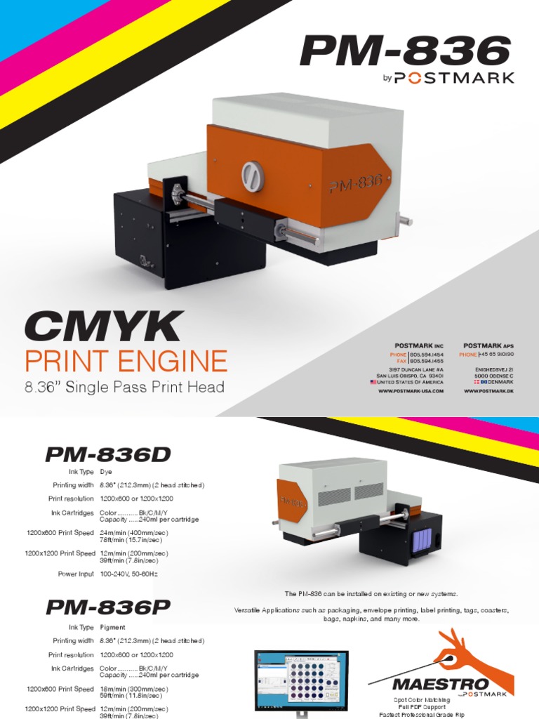 CMYK - PM-836 Brochure | PDF