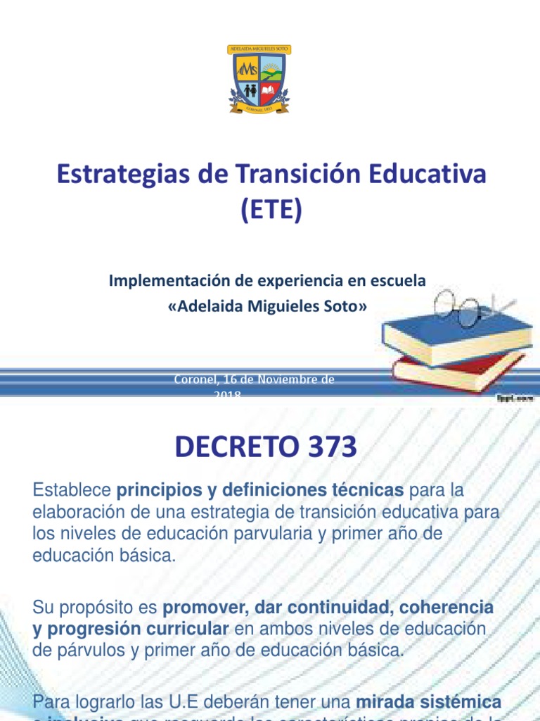 Estrategias de Transición Educativa | PDF | Educación de la primera ...