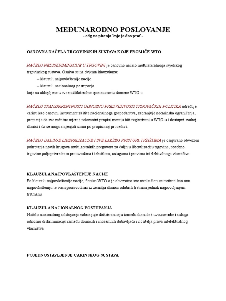 Pitanja I Odgovori | PDF