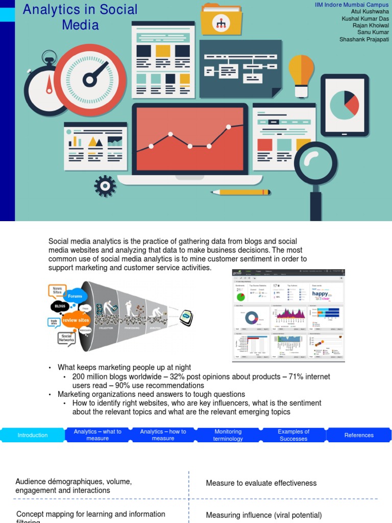 Analytics in Social Media | PDF | Analytics | Social Media