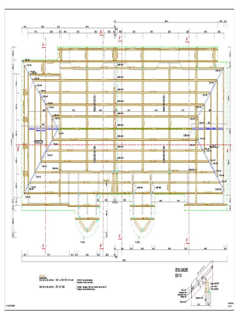 Plan Charpente Vue Plan PDF | PDF