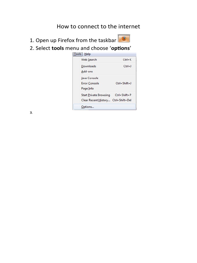 How To Connect To The Internet | PDF