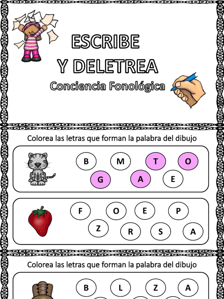 Deletrea y Escribe PDF | PDF