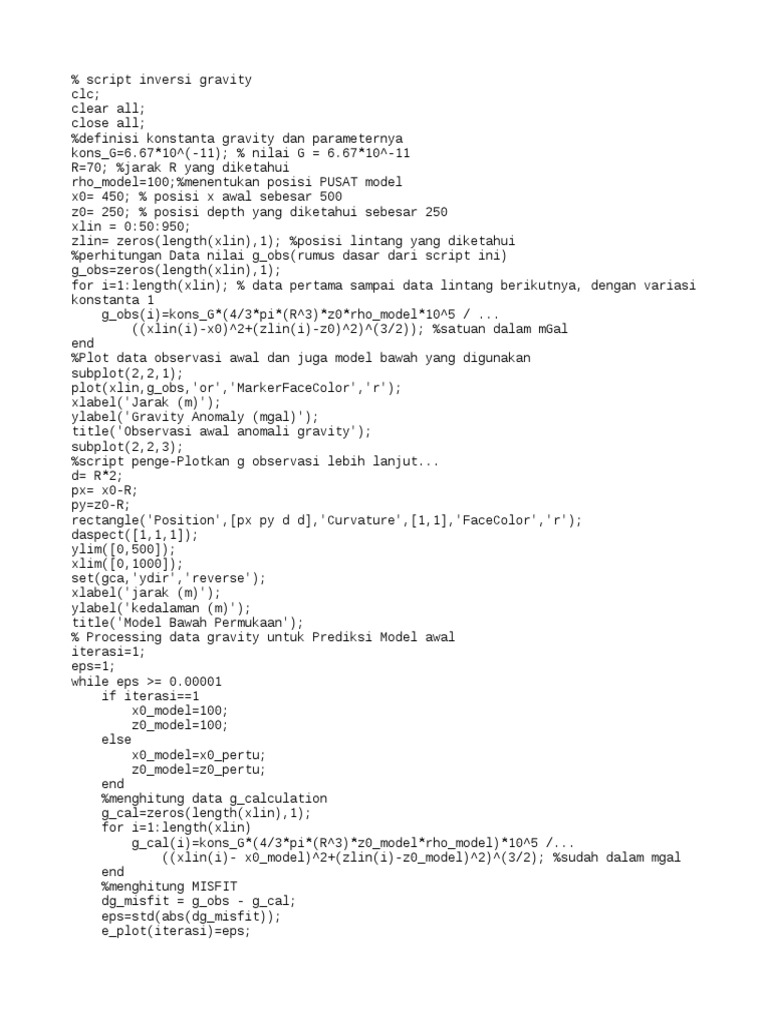 Gravity Script