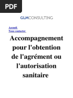 Agrément Sanitaire Et Autorisation Sanitaire | PDF | Analyse des ...