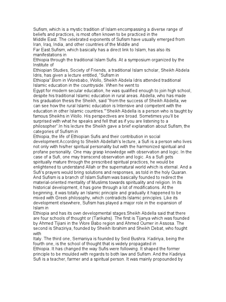 Sufism | PDF | Sufism | Environmentalism