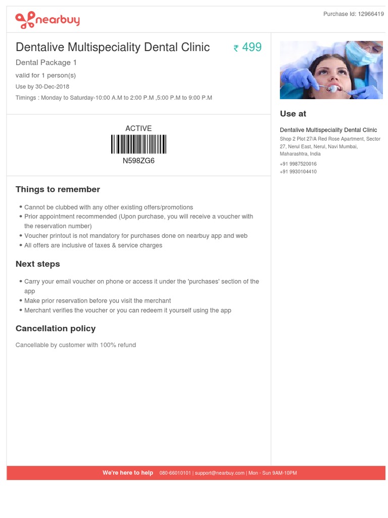 Dental Care Package for Comprehensive Dental Treatments at Affordable ...