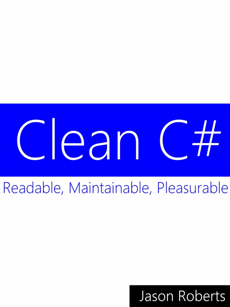 Clean C Sharp | PDF | Source Code | Namespace