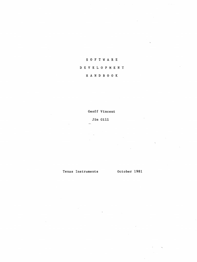 (Texas Instruments Incorporated) Software Developm (B-Ok - CC) | PDF | Subroutine | Data Type