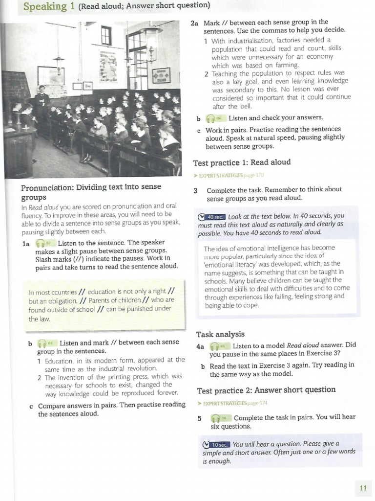 PTE Academic Expert B1 | PDF