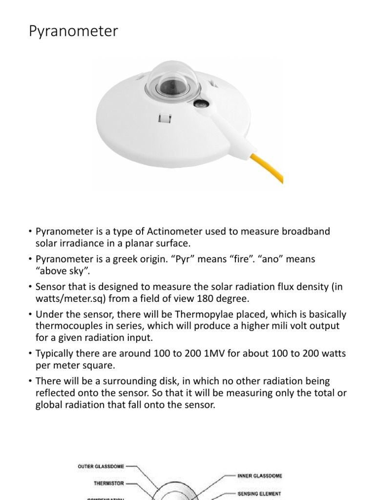 Solar Radiation Measurement | PDF | Atmospheric Sciences | Scientific ...