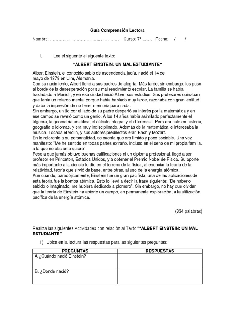 Guía Einstein | PDF | Albert Einstein | Science