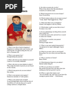 Proust Questionnaire | PDF