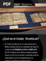Biblia Codex Sinaiticus Espaol | PDF | Códice | Escritura