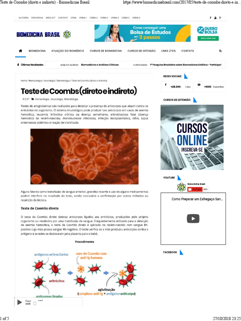 Understanding Direct and Indirect Coombs Tests: A Guide to Detecting ...