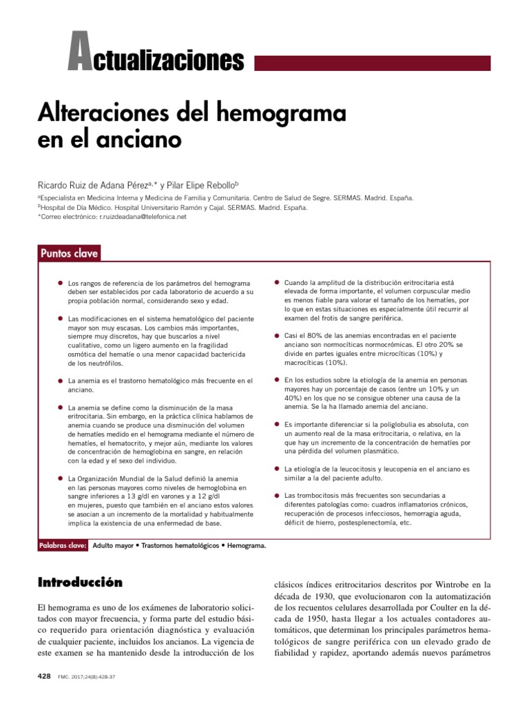 Poliglobulia PDF | PDF | Anemia | Leucocito