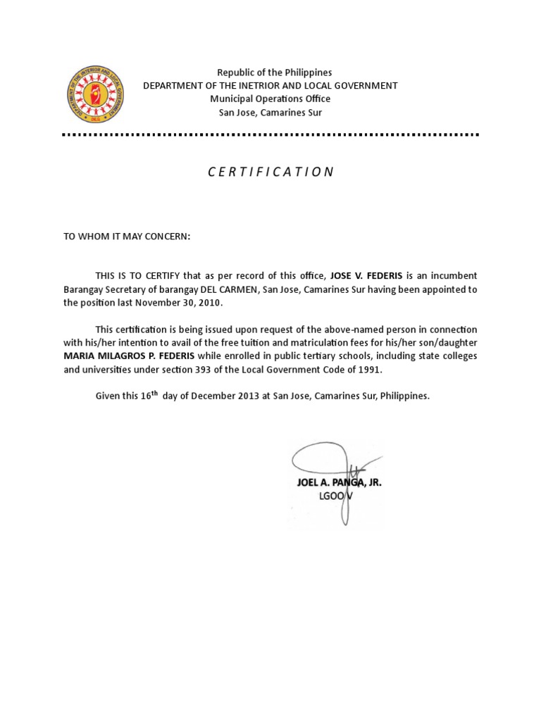 Digitally Signed BS CERTIFICATION | PDF